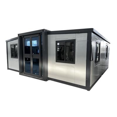 China Expandable Prefabricated Container House Light Steel Frame 20 Year Service Life Easy Assembly for sale