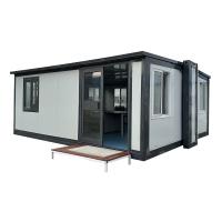 China 20FT Expandable Container House 2 Bedroom Portable Prefabricated Home Galvanized Steel for sale
