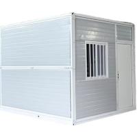 China Customized 20ft 30ft 40ft Folding Container House with Glass Wool Sandwich Panel for sale