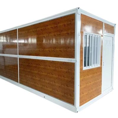 China 20ft 40ft Steel Frame Folding Container House Quick Installation Customized Color for sale