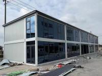 China Broken Bridge Aluminum Door Modular Container House 20ft 40ft Prefab Home with Sandwich Panel for sale