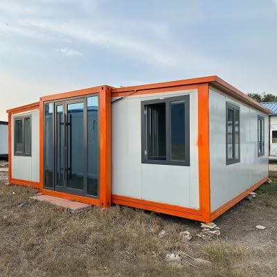 China Insulated Steel Prefabricated Mobile Home 20ft Detachable Expandable Container House for sale