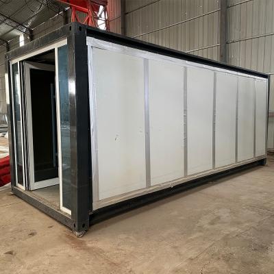 China Expandable Container Home Fireproof Frame 20ft 40ft Prefab House 30 Year Service Life for sale