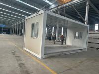 China Z-Folding Prefabricated Container House 20ft Steel Frame Office Home 5800mm x 2500mm for sale