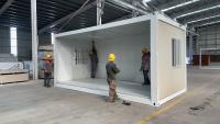 China Foldable Prefabricated Office Container House 5800x2500mm Galvanized Steel 20 Year Life for sale