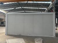 China 20ft Expandable Modular Container House 5800x2500mm Galvanized Steel Folding Pop Up Cabin for sale