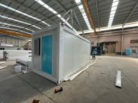China Steel Frame Expandable Container House 20ft 30ft 40ft Prefab Home Office Folding House for sale