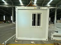 China Mobile Multi- Modular Prefabricated 20 40 ft Prefab Galvanlized Steel Frame Zigzag Folding Container House with Structure for sale