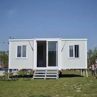China Customized Expandable Container House 20FT 40FT Steel Luxury Portable Home with Kitchen 2 Bedroom for sale