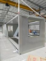 China Folding Container House 5800x2500mm Galvanized Steel Prefab Home for Custom Kitchen Office for sale