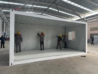 China 20ft Folding Container House EPS Sandwich Panel 5800x2500mm Galvanized Steel Portable Modular Tiny Home for sale