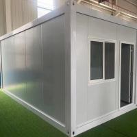 China Flat Pack Container House 20ft 40ft Galvanized Steel Prefab Home 30 Year Service Life for sale