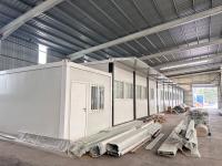 China Flat Pack Container House Galvanized Steel Frame 20FT 40FT Prefabricated House Fast Assembly for sale
