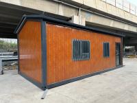 China Flat Pack Container House 40FT Prefabricated Living Home High Wind Rating Fast Installation Galvanized Steel for sale