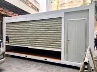 China Flat Pack Container House 40FT Prefabricated Living Home High Wind Rating Fast Installation Galvanized Steel for sale