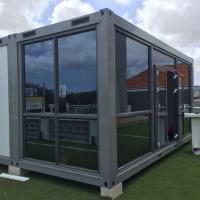 China Customizable Galvanized Steel Flat Pack Container House 20FT 40FT Fast Install High Wind Rating for sale