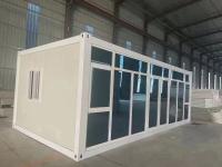 China Flat Pack Container House 20FT 40FT Galvanized Steel Sandwich Panel Prefab Office 30 Year Service Life for sale