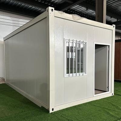 China Flat Pack Prefabricated Container House 20ft 40ft Sandwich Panel High Wind Rating for sale
