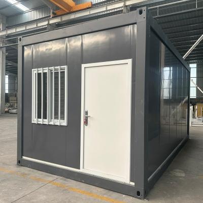 China Flat Pack Container House 20ft 40ft Prefabricated Home High Wind Rating Fast Assembly Modular Building for sale