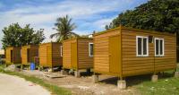 China Flat Pack Container House 20ft 40ft Prefabricated Home High Wind Rating Fast Assembly Modular Building for sale