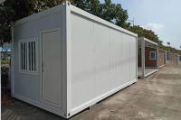China Flat Pack Container House 20ft 40ft Prefabricated Home High Wind Rating Fast Assembly Modular Building for sale