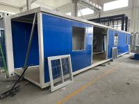 China High Wind Rated Flat Pack Container House 20FT 40FT Galvanized Steel Prefab House 30 Year Service Life for sale