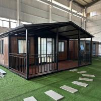 China Expandable Container Home 20ft 40ft Folding House Galvanized Steel Prefab Portable Living for sale