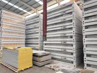 China Flat Pack Container House 50mm EPS Sandwich Panel Prefab Cabin Eco-Friendly Dormitory Housing for sale