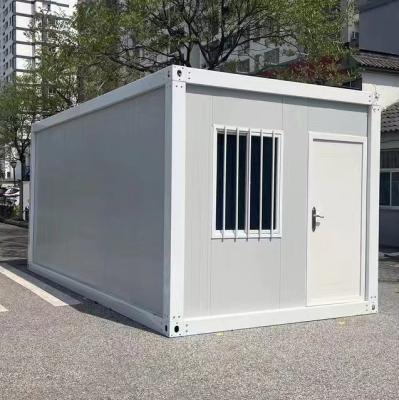 China Detachable 20ft Container House 5950x3000x2800mm with 50mm EPS Rockwool Wall Panel for sale