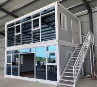 China 5.8x3m Detachable Container House with 50mm Rockwool Sandwich Panel for Office Camp for sale