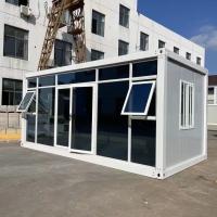 China 5.8x3m Detachable Container House with 50mm Rockwool Sandwich Panel for Office Camp for sale