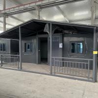 China Expandable Container House 20ft 40ft Galvanized Steel Frame Prefab Modular Home for Living Office for sale
