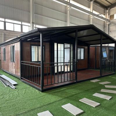 China 20FT 40FT Expandable Prefabricated Container House Fireproof Waterproof Modular Home for Villa for sale