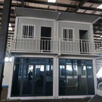 China Detachable Modular Container House 20ft 40ft Soundproof Steel Frame Custom Color for sale