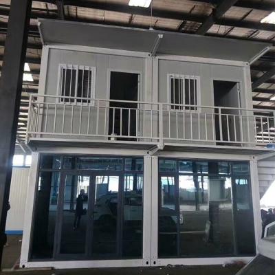 China Detachable Modular Container House 20ft 40ft Soundproof Steel Frame Custom Color for sale