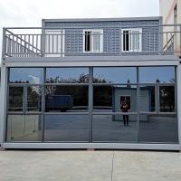 China Detachable Container House 20FT 40FT Customized Q235 Galvanized Steel Frame Modern Prefab Home for sale