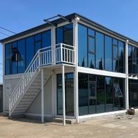 China Detachable Modular 20ft Container House Low Carbon Energy Saving Steel Frame for sale