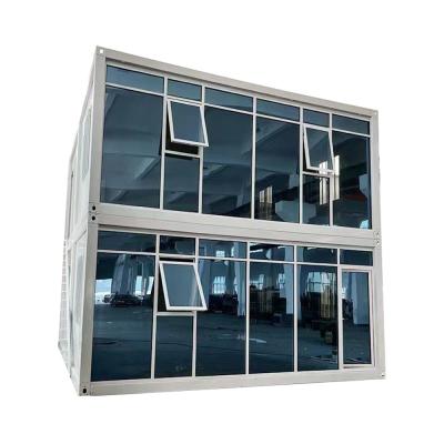 China Detachable 20ft Container House Steel Frame Prefabricated Home Waterproof Fireproof Custom Color CE for sale