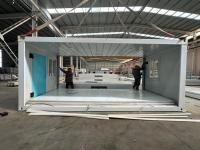 China Foldable Container House 5800x2500mm Galvanized Steel Prefab Home for Office Outdoor for sale