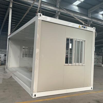China Folding Collapsible Sandwich Panel Container House 20FT 40FT Customized Local Standard Electricity for sale