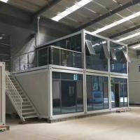 China Living Solar Security Door Prefab 2 Bedroom Flat Pack Container House 100 Sets Day for sale