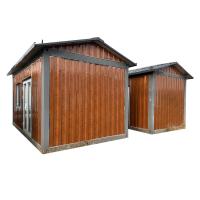 China Flat Pack Luxury Container House 4 Bedroom Waterproof Galvanized Steel Prefab Villa for sale