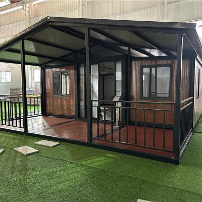 China Japanese Design Expandable Container House 2 Bedroom 20ft 40ft Portable Living Home for sale