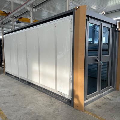 China 20ft Expandable Prefab Container House 5900x6320mm Double Wing Luxury Living for sale