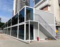 China Flat Pack Container House 20FT 40FT Steel Sandwich Panel Prefabricated Module Home Hotel Resort Living for sale