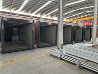 China Folding Container House 20ft 40ft Rock Wool Sandwich Panel Galvanized Steel Frame 20 Year Service Life for sale