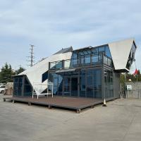 China Galvanized Steel Flat Pack Container House 3m x 6m Modern Prefabricated Home for sale