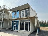 China Galvanized Steel Flat Pack Container House 3m x 6m Modern Prefabricated Home for sale