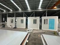 China 40 Ft Hurricane-Proof Fold-Out Container House with 3mm Steel Frame and Grade 12 Wind Resistance for sale