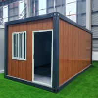 China Security Door Outdoor Modular Container House 20FT 40FT Customized Color Waterproof Roof for sale